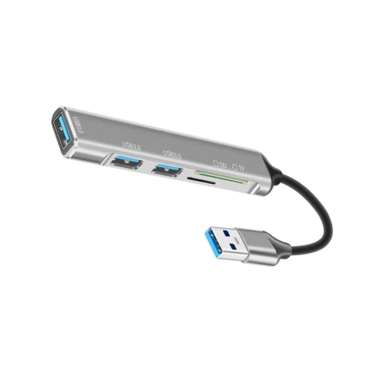 USB 3.0 HUB + CARD READER METAL